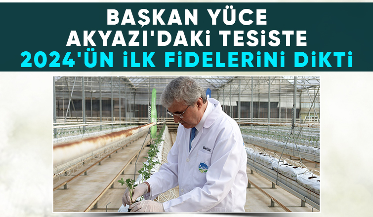 Seracılık Mükemmeliyet Merkezi’nde bu yılın ilk fideleri dikildi ... Seracılık Mükemmeliyet Merkezi’nde bu yılın ilk fideleri dikildi ...