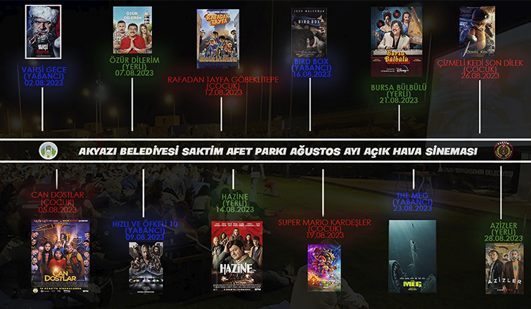 Ücretsiz Açık Hava Sinema Keyfi - Akyazı Haber Akyazı'nın Bir Numaralı ... Ücretsiz Açık Hava Sinema Keyfi - Akyazı Haber Akyazı'nın Bir Numaralı ...